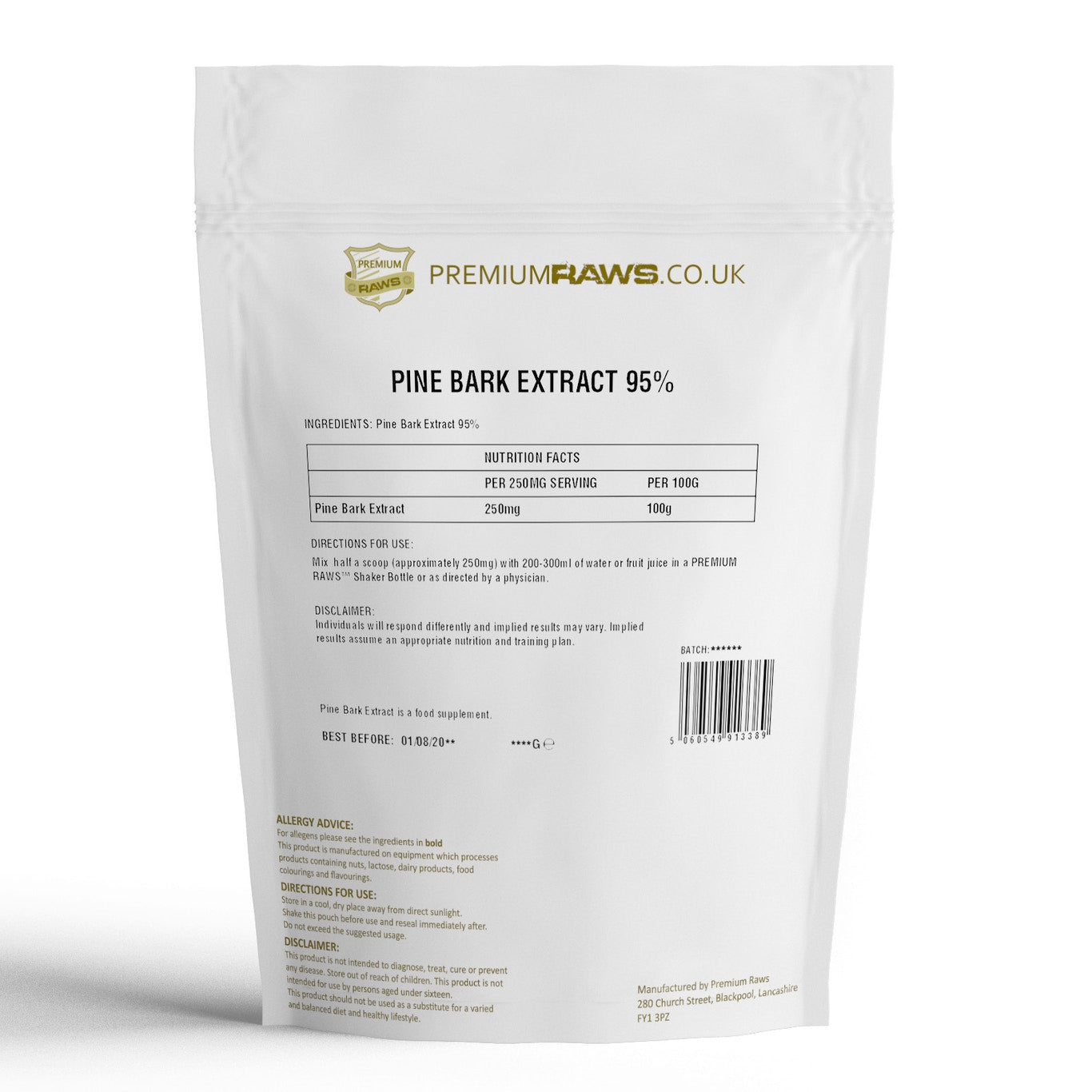 Pine Bark Powder | 95% Extract – Premium Raws